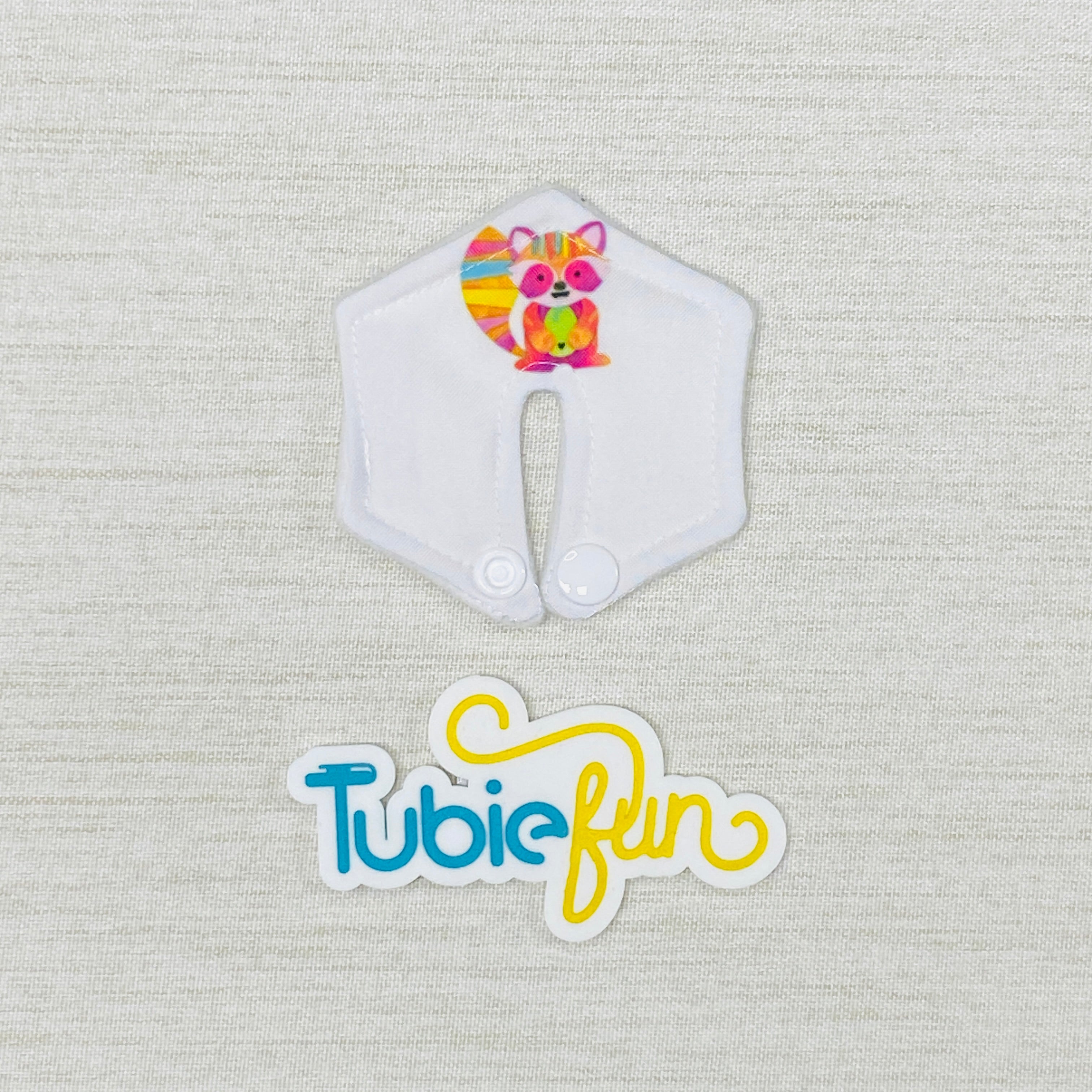 Hexagon G-Tube Button Pad Cover - Kasey Rainbow Remi – Tubie Fun