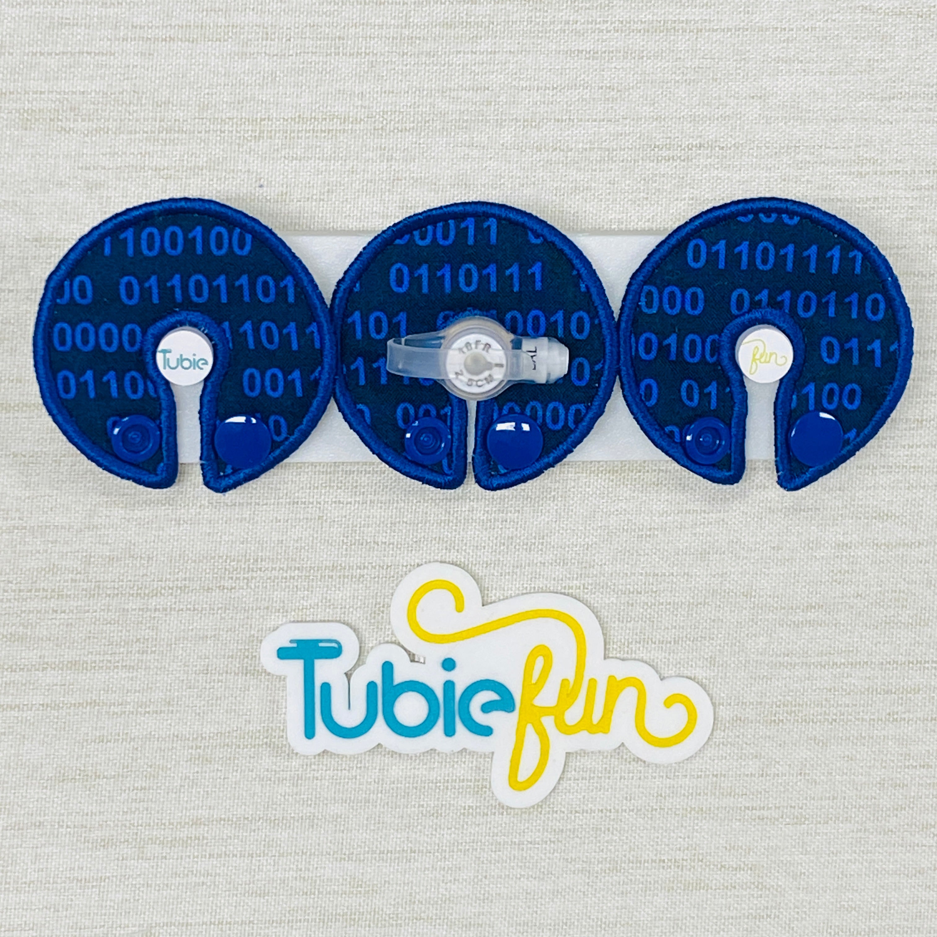 G-Tube Button Pad Cover - Computer Code – Tubie Fun
