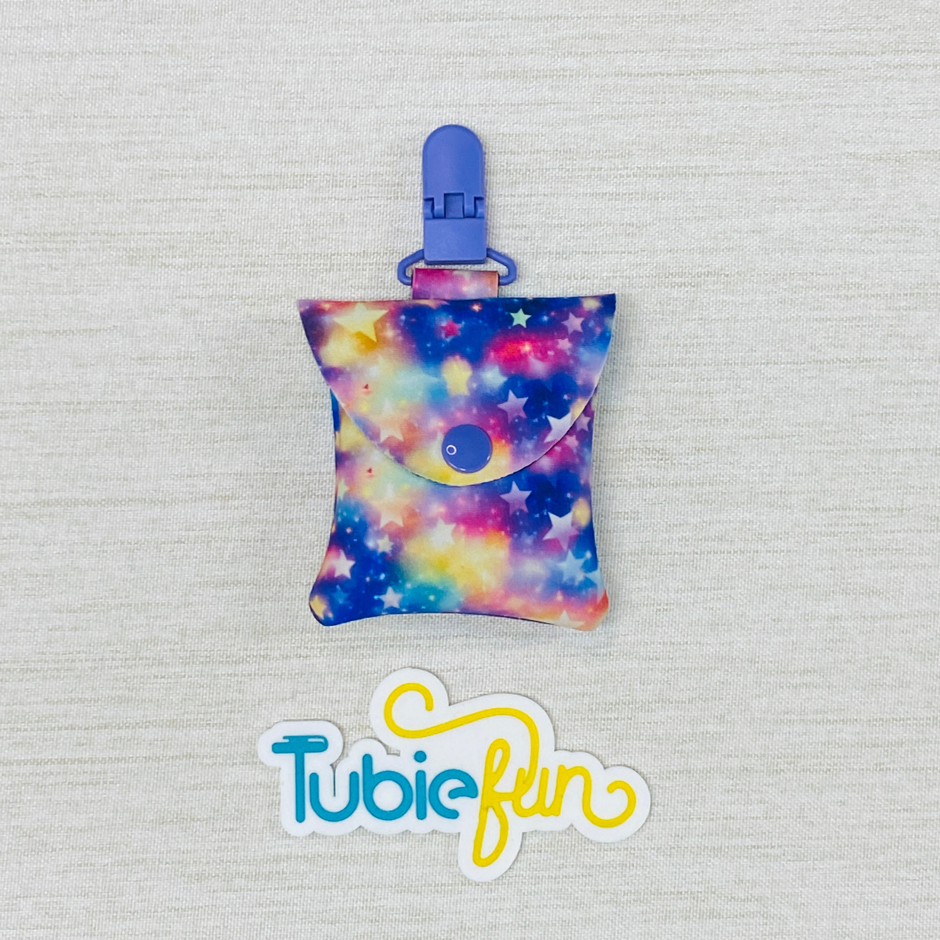 Neoprene Tubing Pouch - Rainbow Stars – Tubie Fun