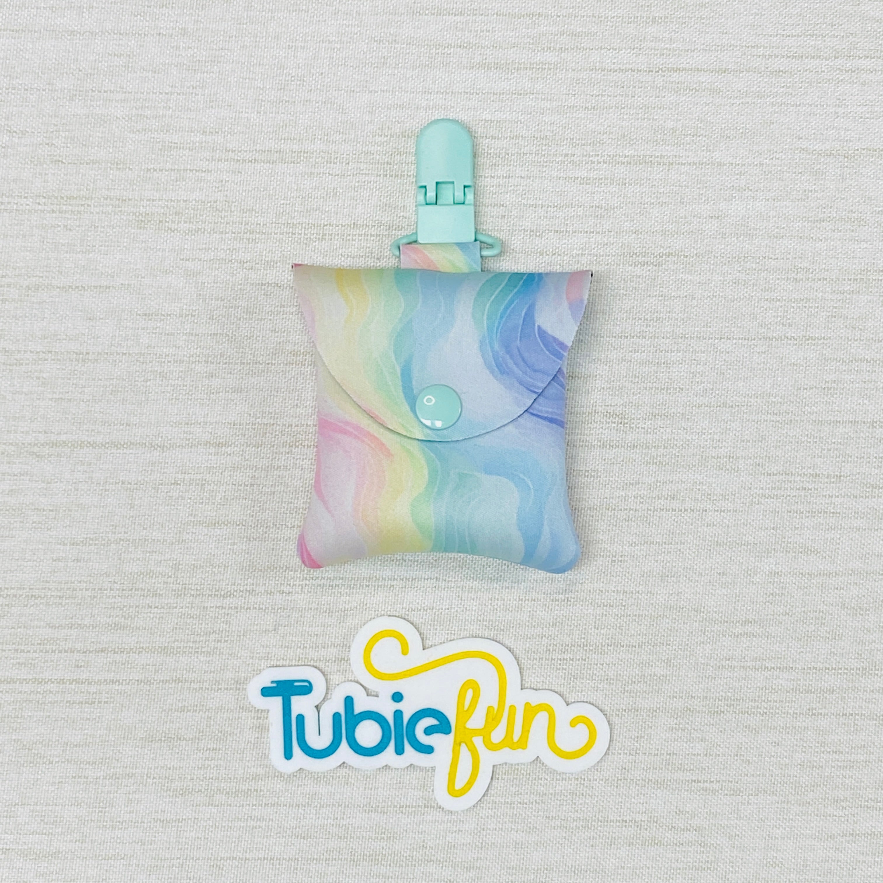 Neoprene Tubing Pouch - Rainbow Waves – Tubie Fun