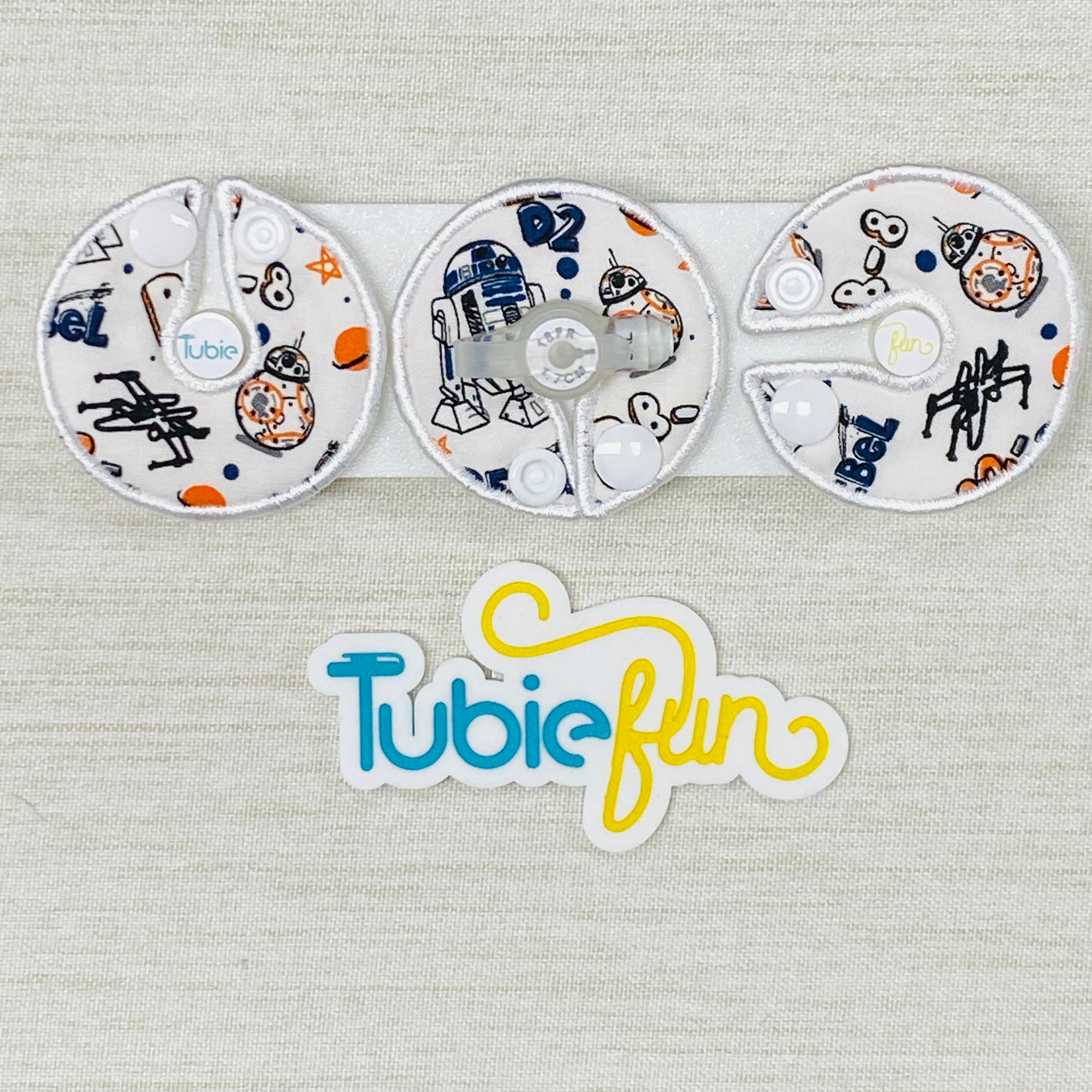 G-Tube Button Pad Cover - Droids – Tubie Fun