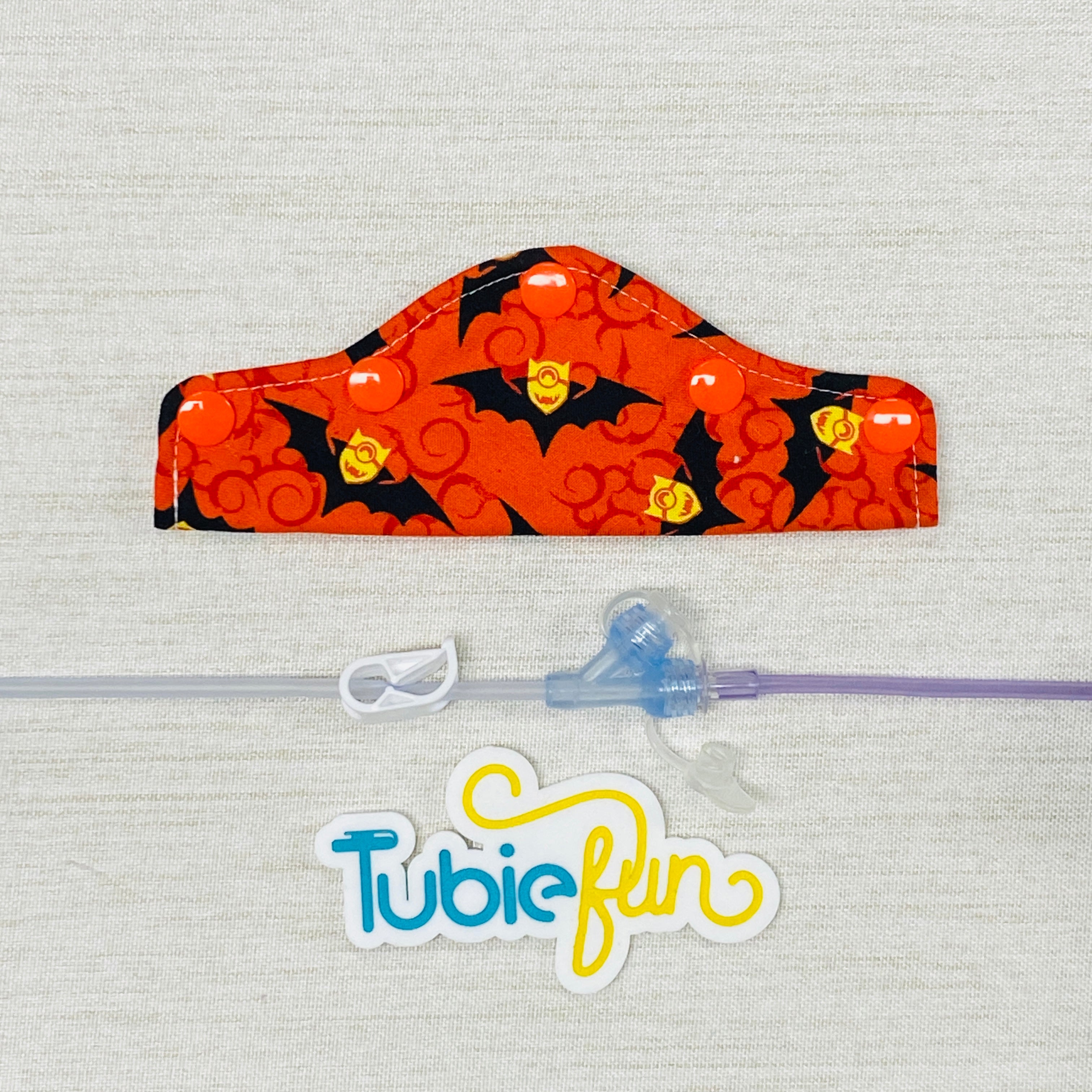 Feeding Tube Connection Cover - Halloween Minion – Tubie Fun