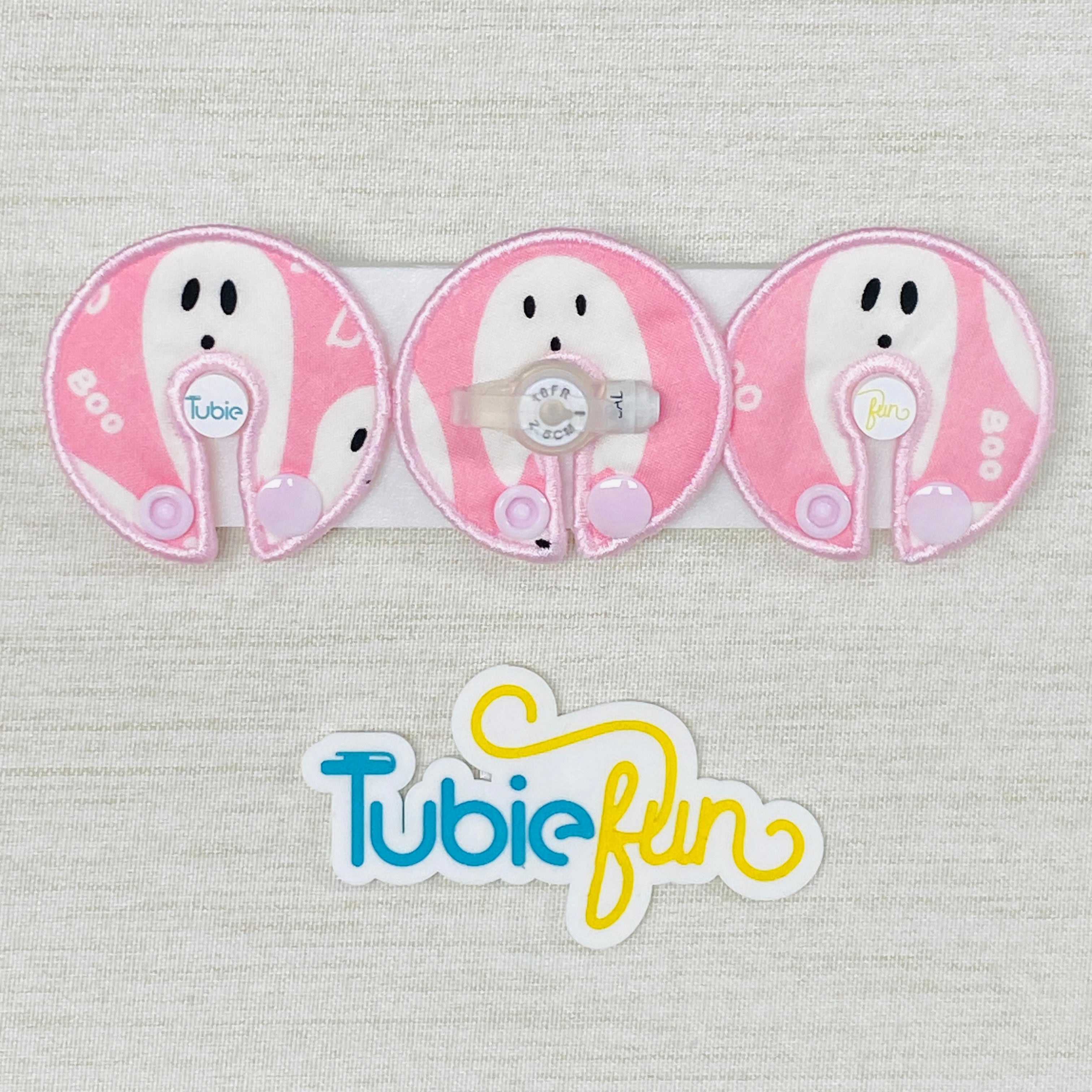 G-Tube Button Pad Cover - Boo – Tubie Fun