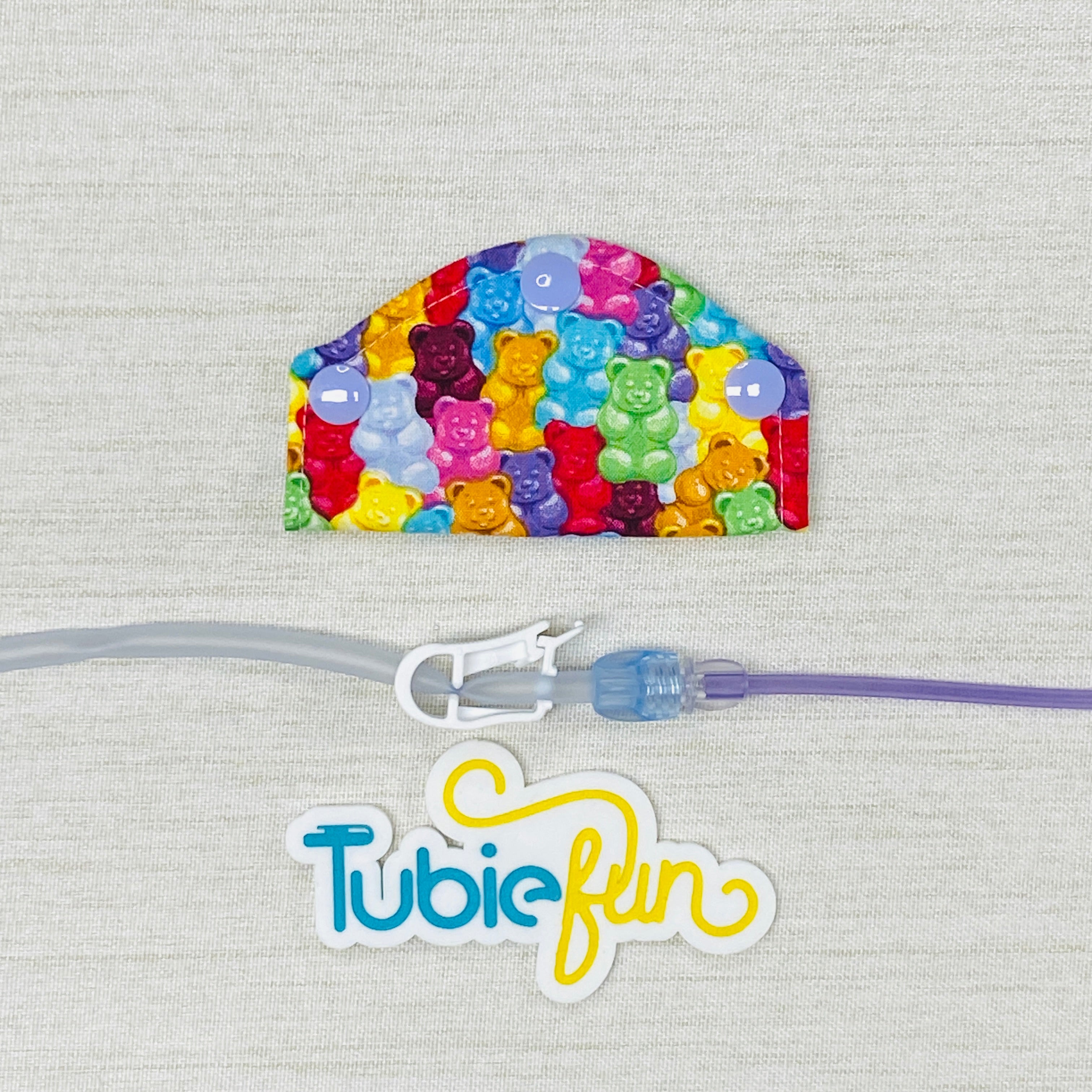 Feeding Tube Mini Connection Cover - Gummi Bears – Tubie Fun